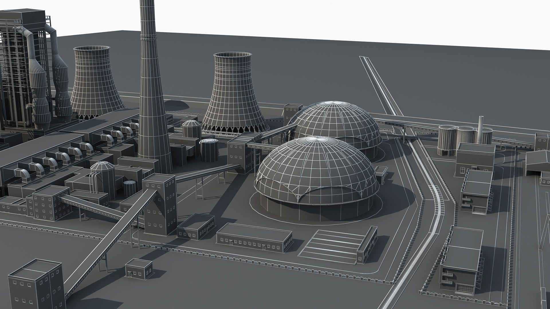Power Station 3 3D model - TurboSquid 2072566