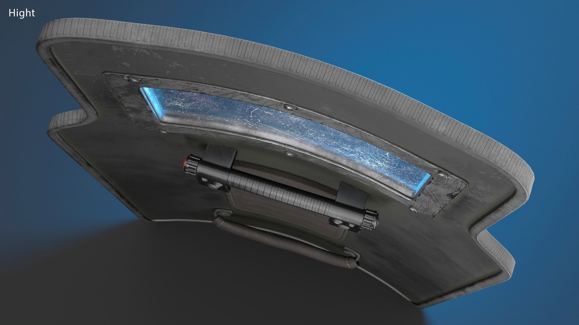 Police Tactical Riot Shield Hight And Low Poly PBR 3D Model ...