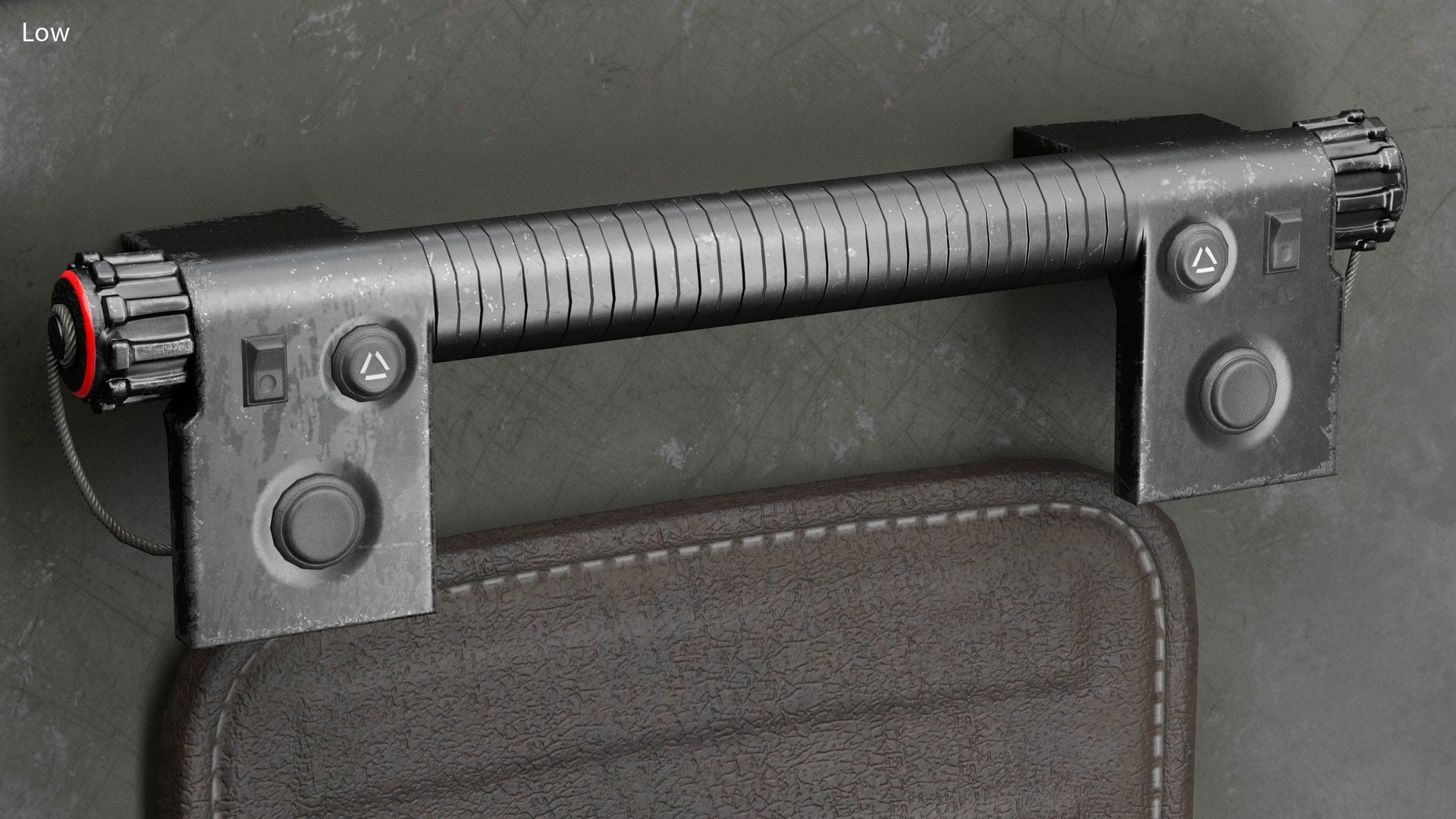 Police Tactical Riot Shield Hight And Low Poly PBR 3D Model ...