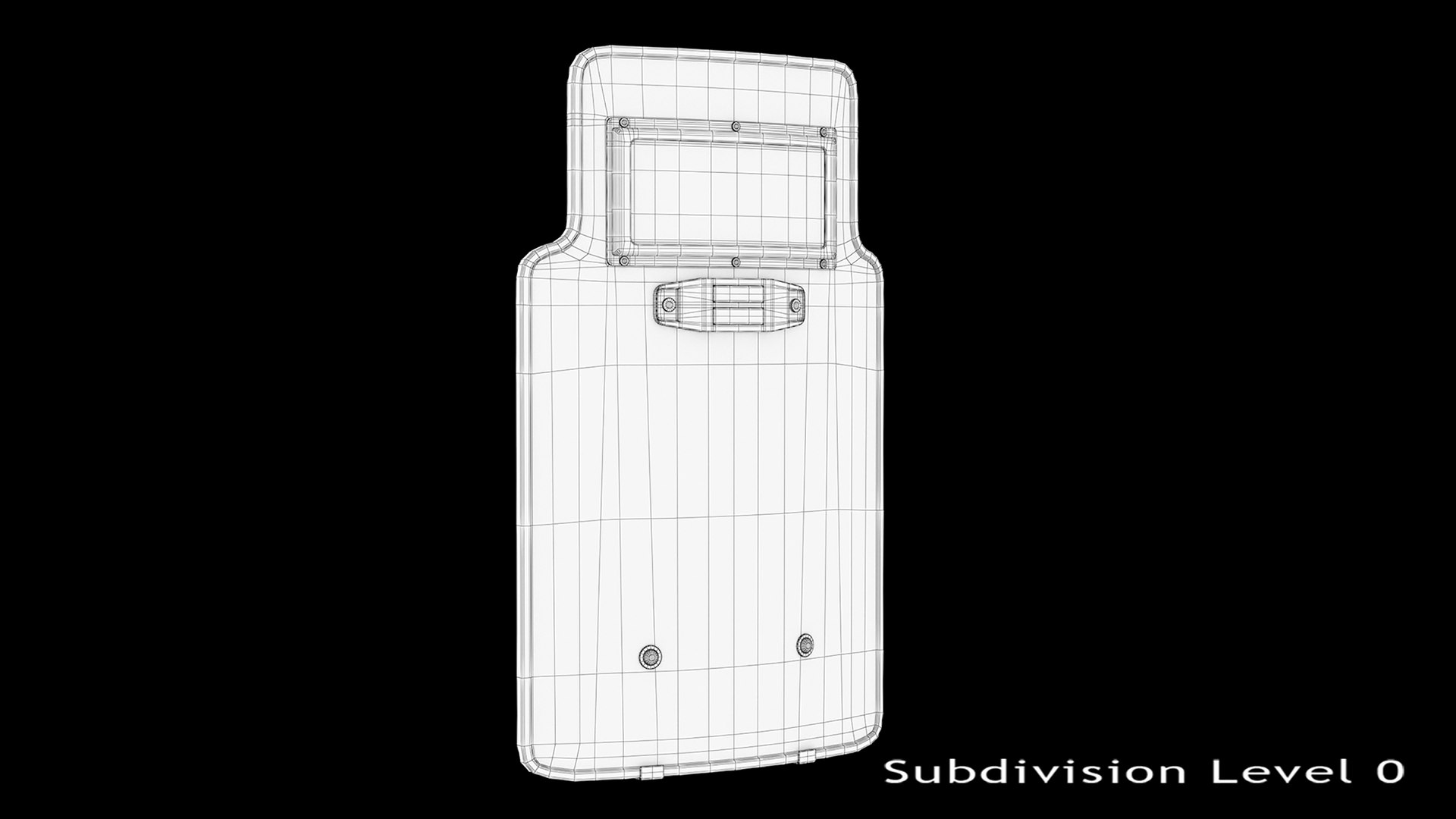 Police Tactical Riot Shield Hight And Low Poly PBR 3D Model ...