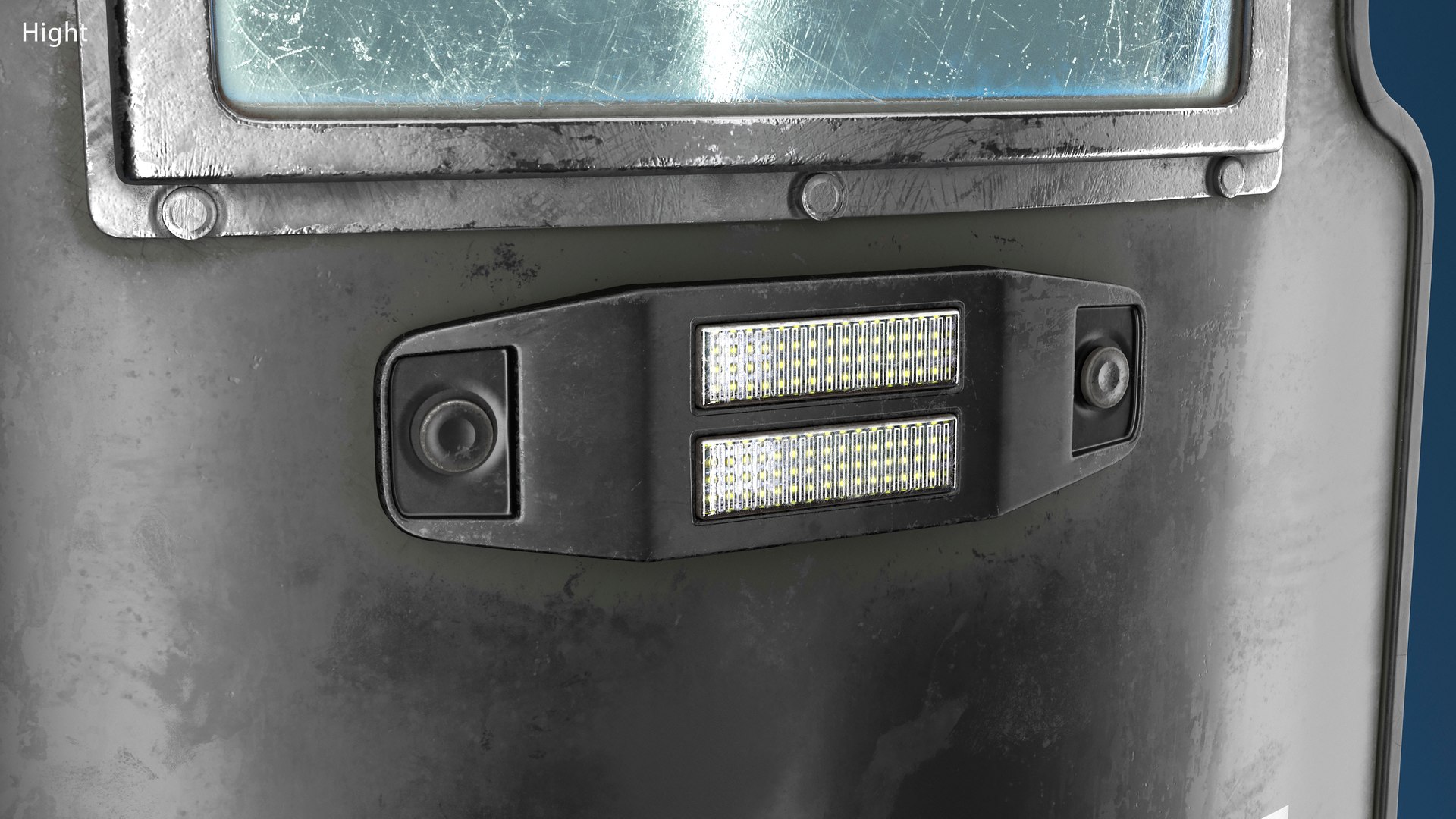 Police Tactical Riot Shield Hight And Low Poly PBR 3D Model ...