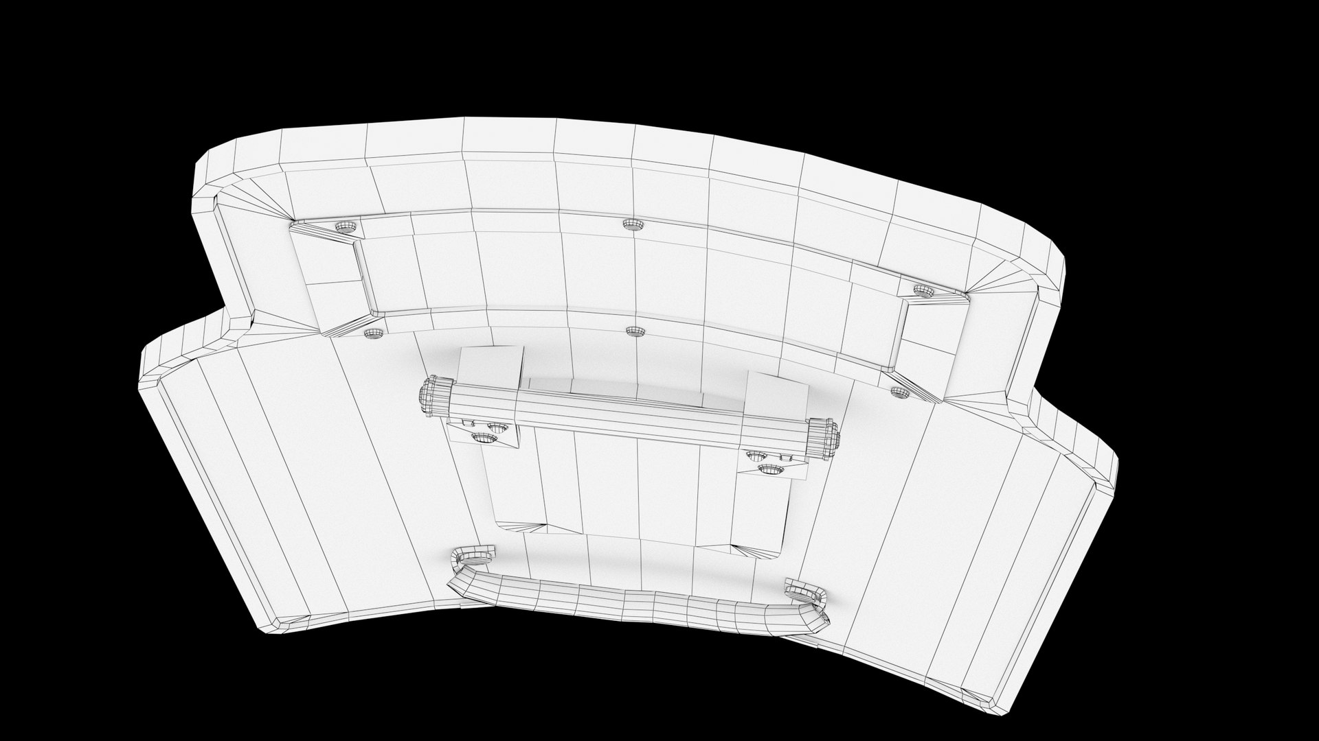 Police Tactical Riot Shield Hight And Low Poly PBR 3D model ...
