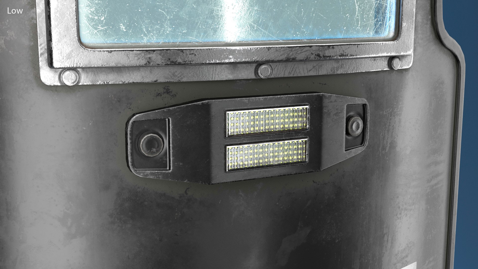 Police Tactical Riot Shield Hight And Low Poly PBR 3D Model ...