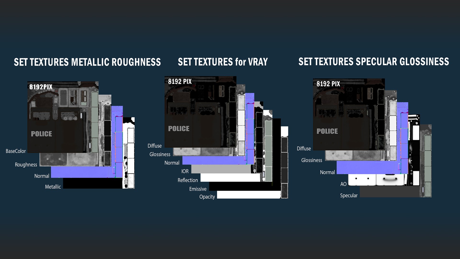 Police Tactical Riot Shield Hight And Low Poly PBR 3D Model ...