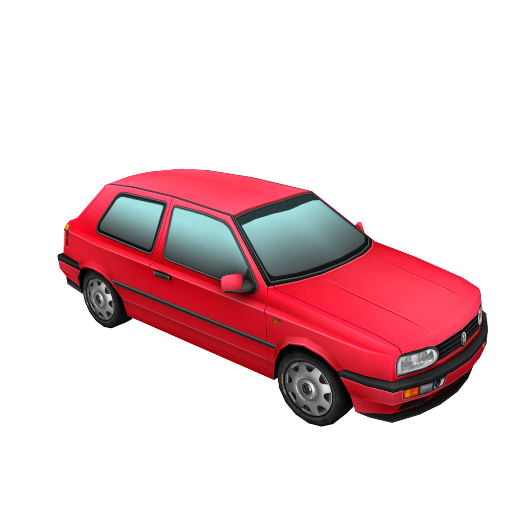 Volkswagen Golf Iii 3d Obj