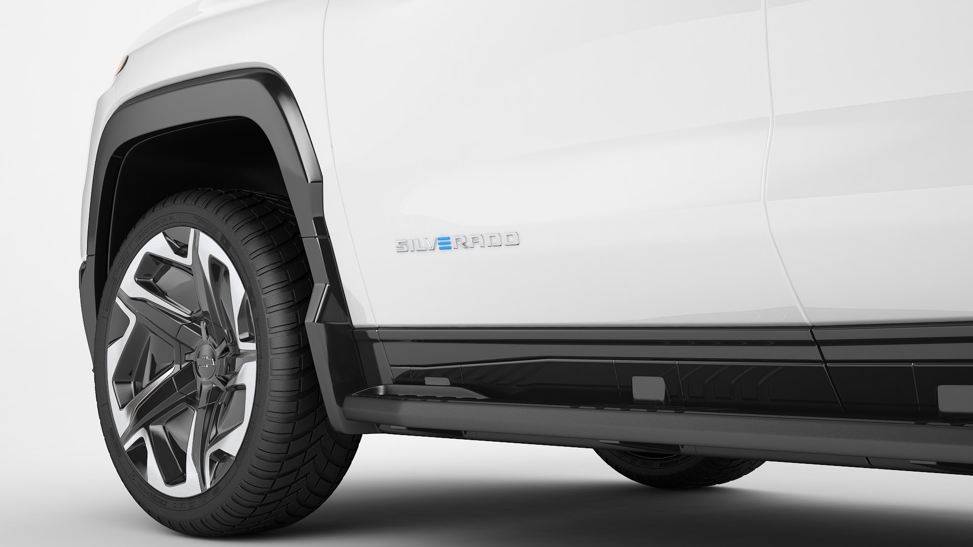 Chevrolet Silverado EV RST 2024 White model - TurboSquid 1999932