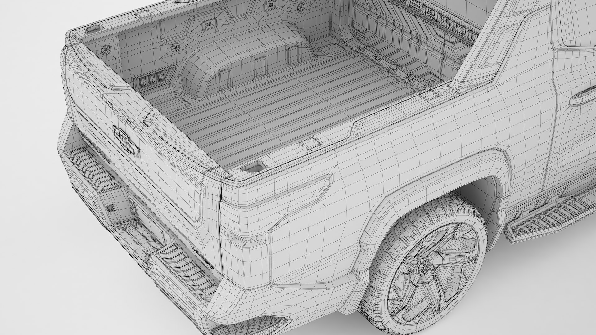 Chevrolet Silverado EV RST 2024 White model - TurboSquid 1999932