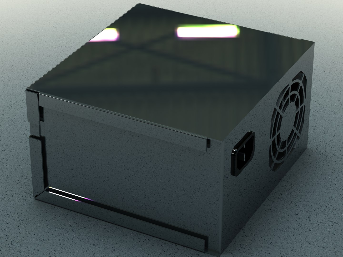 PC Power Supply Case 3D model - TurboSquid 2158182