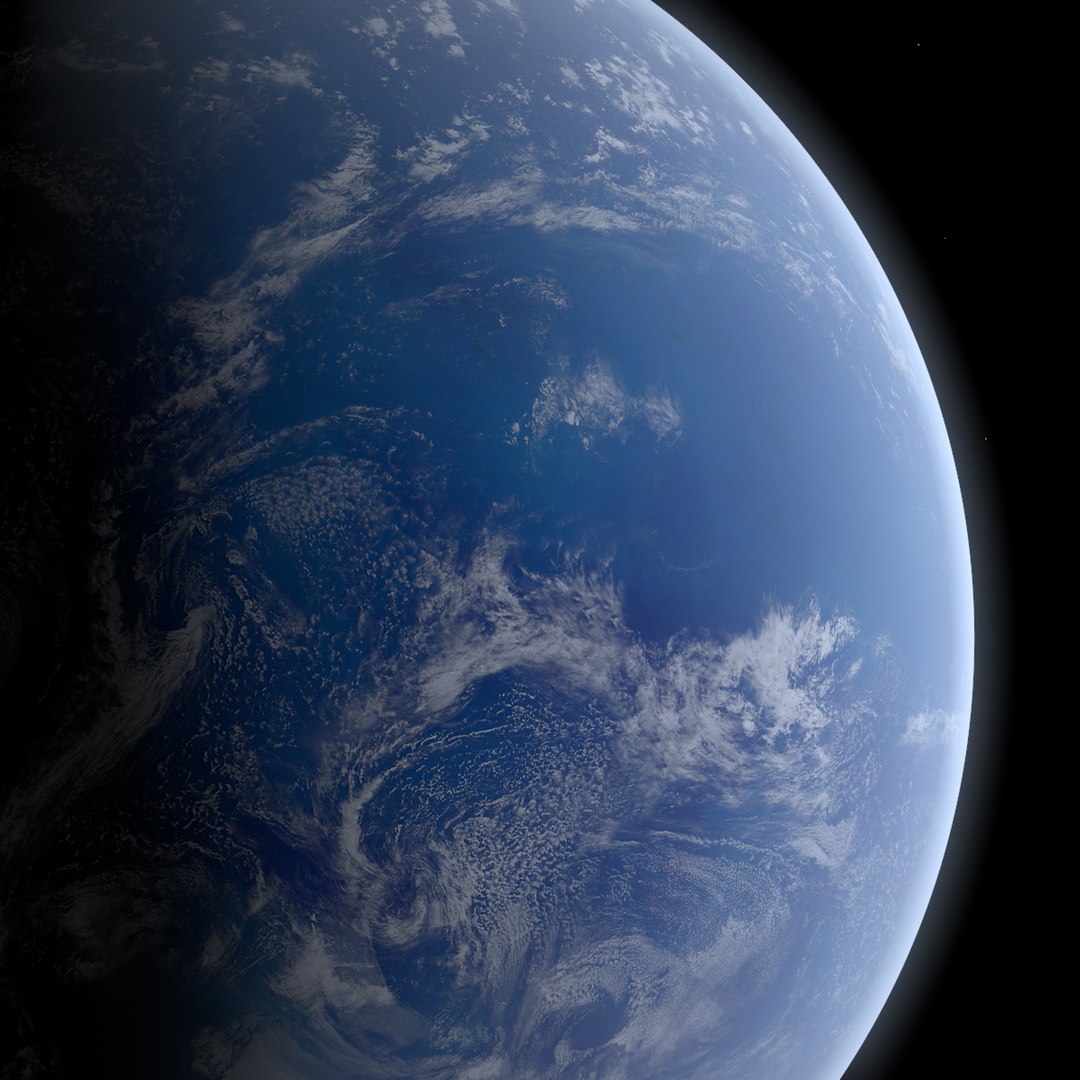 Fictional Alien Water Planet 3D - TurboSquid 1640888