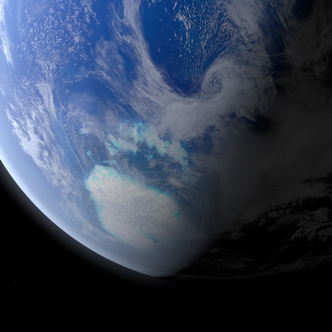 Fictional Alien Water Planet 3D - TurboSquid 1640888