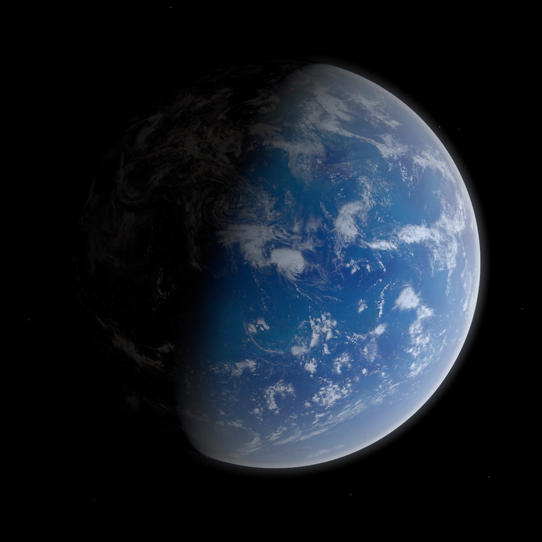 Fictional Alien Water Planet 3D - TurboSquid 1640888