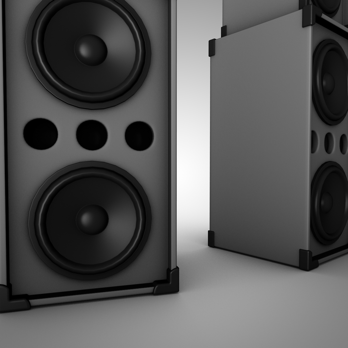 3d model speakers