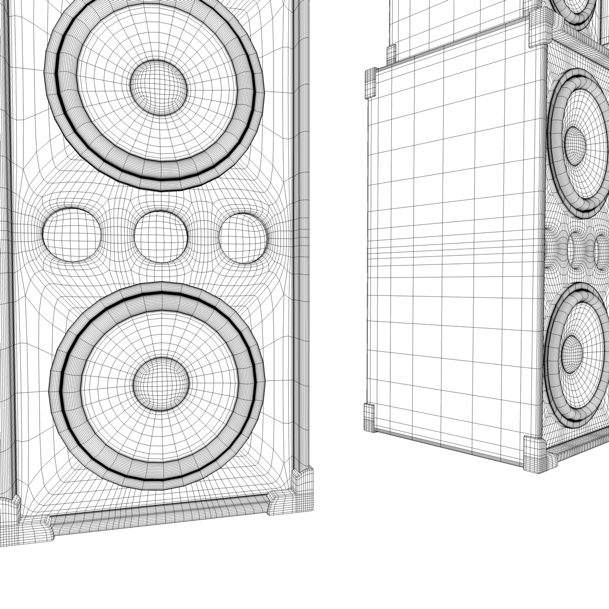 3d model speakers