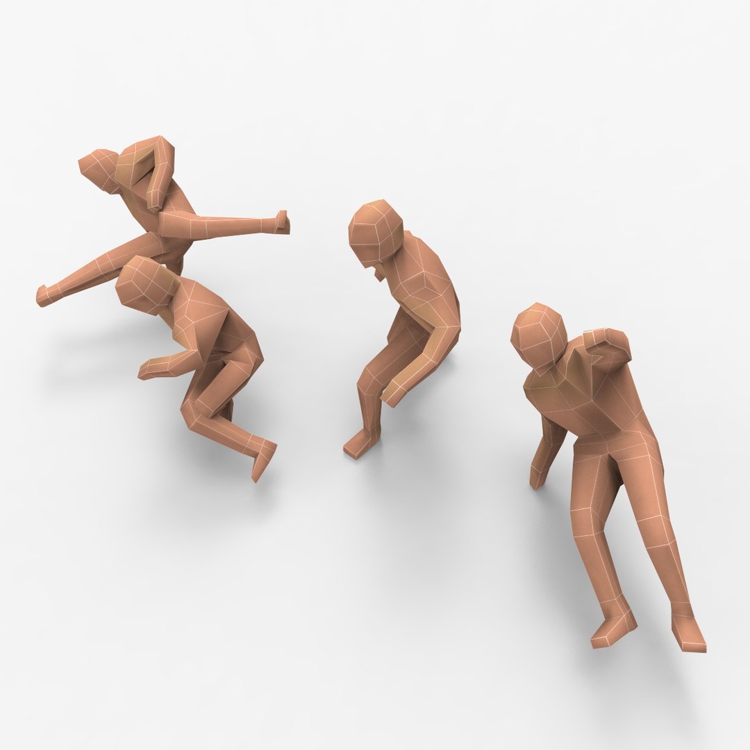 Base character rigged t-pose model - TurboSquid 1274900