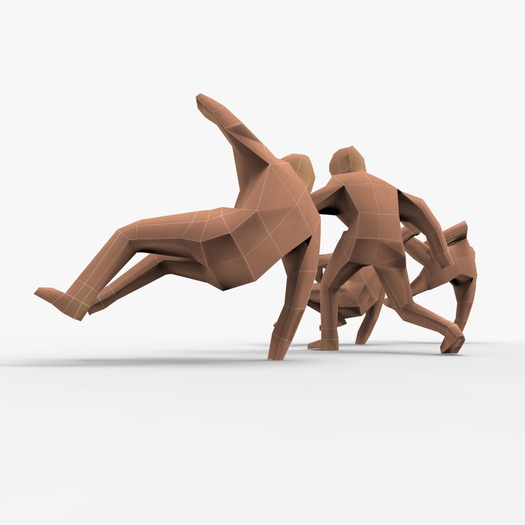 Base character rigged t-pose model - TurboSquid 1274900