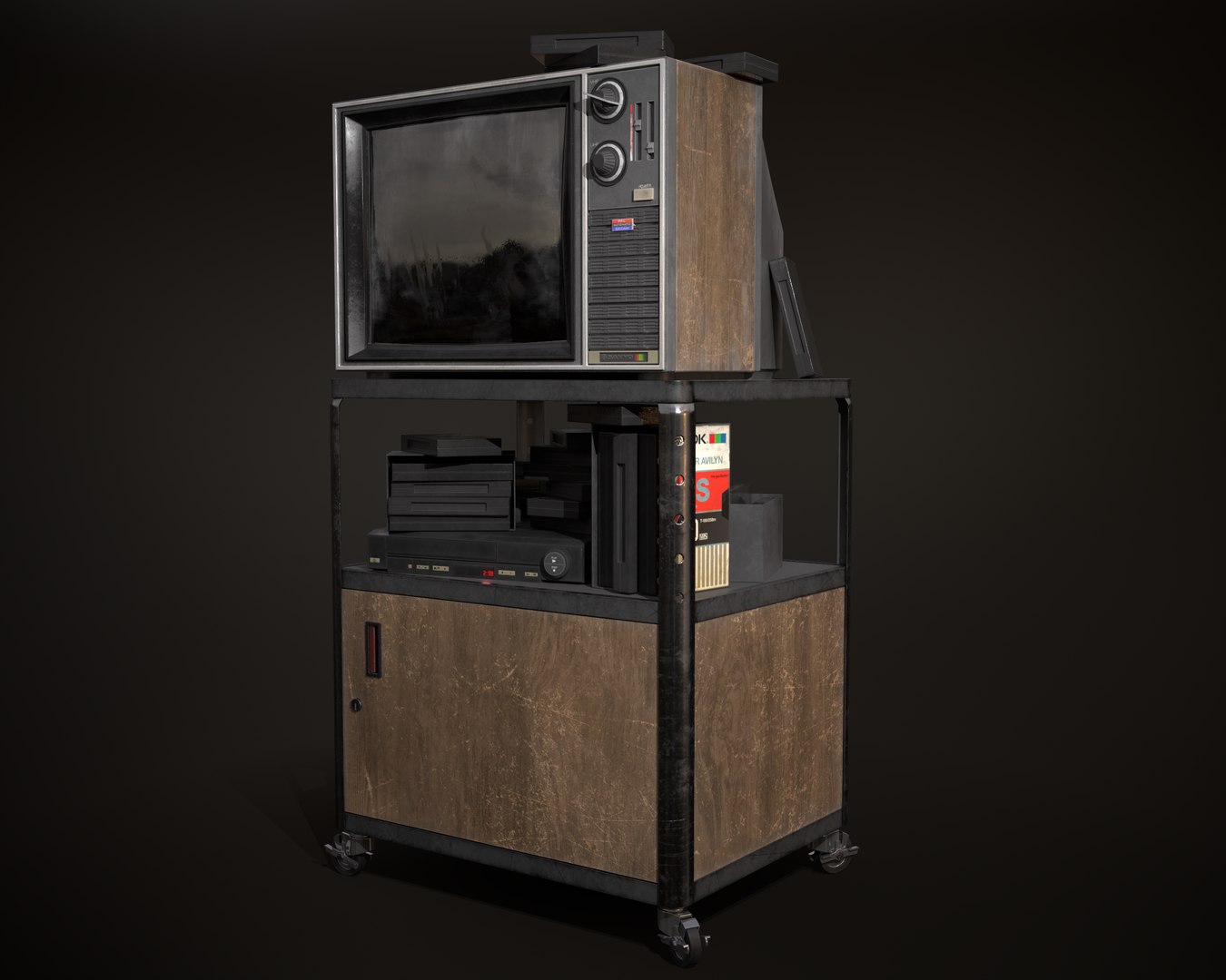 modelo 3d Vintage TV - TurboSquid 2029367
