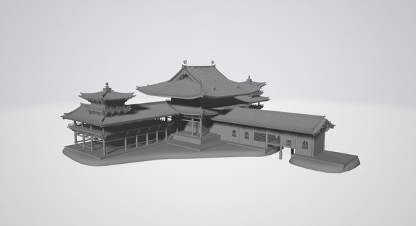 Temple blender cycles 3D model - TurboSquid 1381096