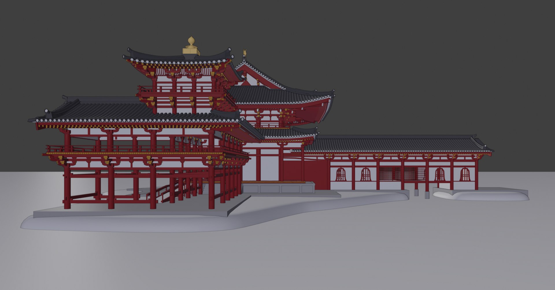 Temple Blender Cycles 3D Model - TurboSquid 1381096