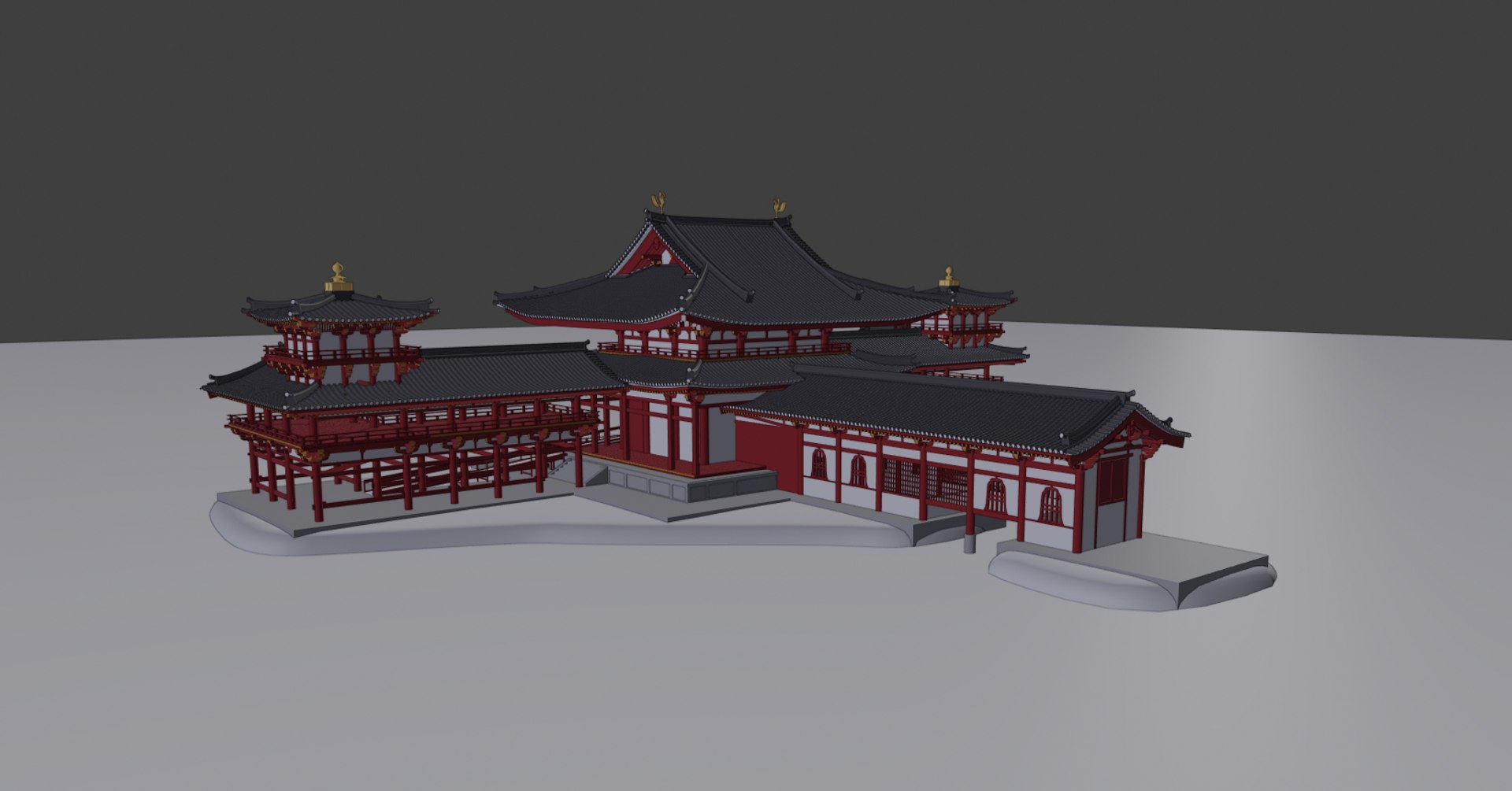 Temple Blender Cycles 3D Model - TurboSquid 1381096