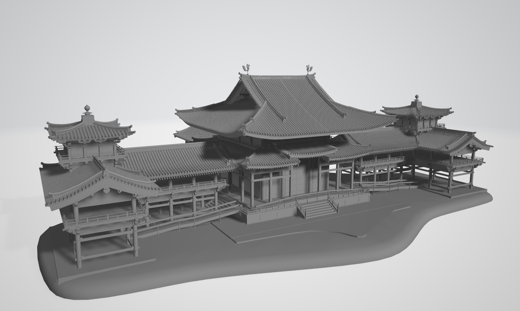 Temple blender cycles 3D model - TurboSquid 1381096