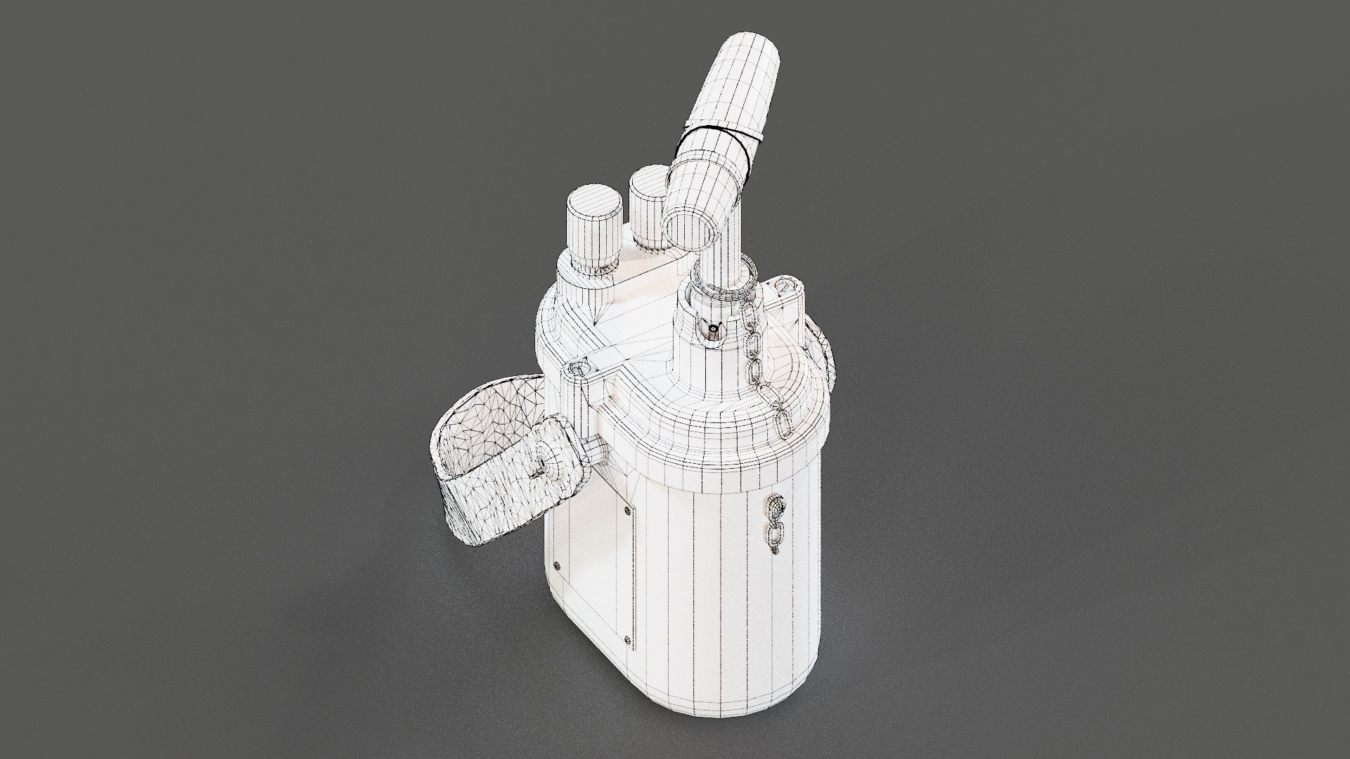 3D WWII 10 Cap Blasting Machine - TurboSquid 2259559