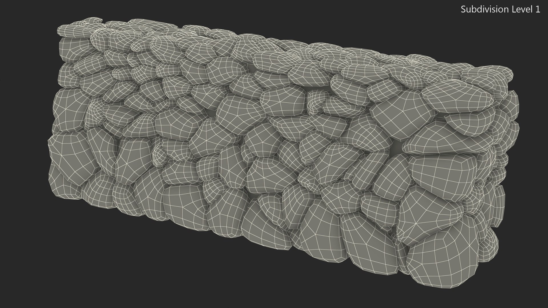 3D Weathered Stone Wall - TurboSquid 2288481