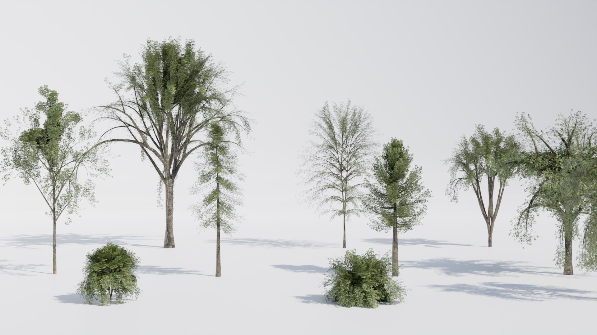 Plants Pack Tree And Bush Tree Model - TurboSquid 2140131
