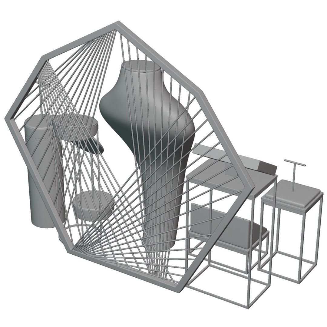 3D Model Jewelry Stand Vol 2 3D Print Model - TurboSquid 2165780