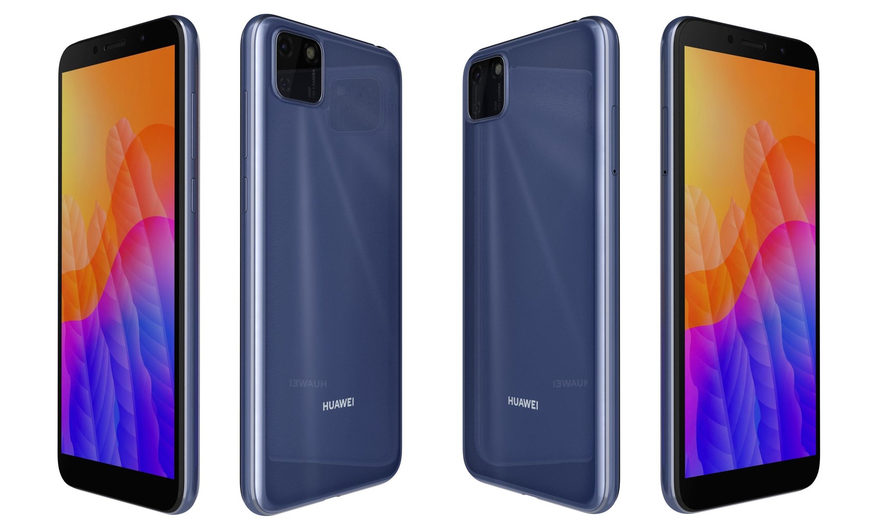 Huawei y5p phantom blue model - TurboSquid 1582382