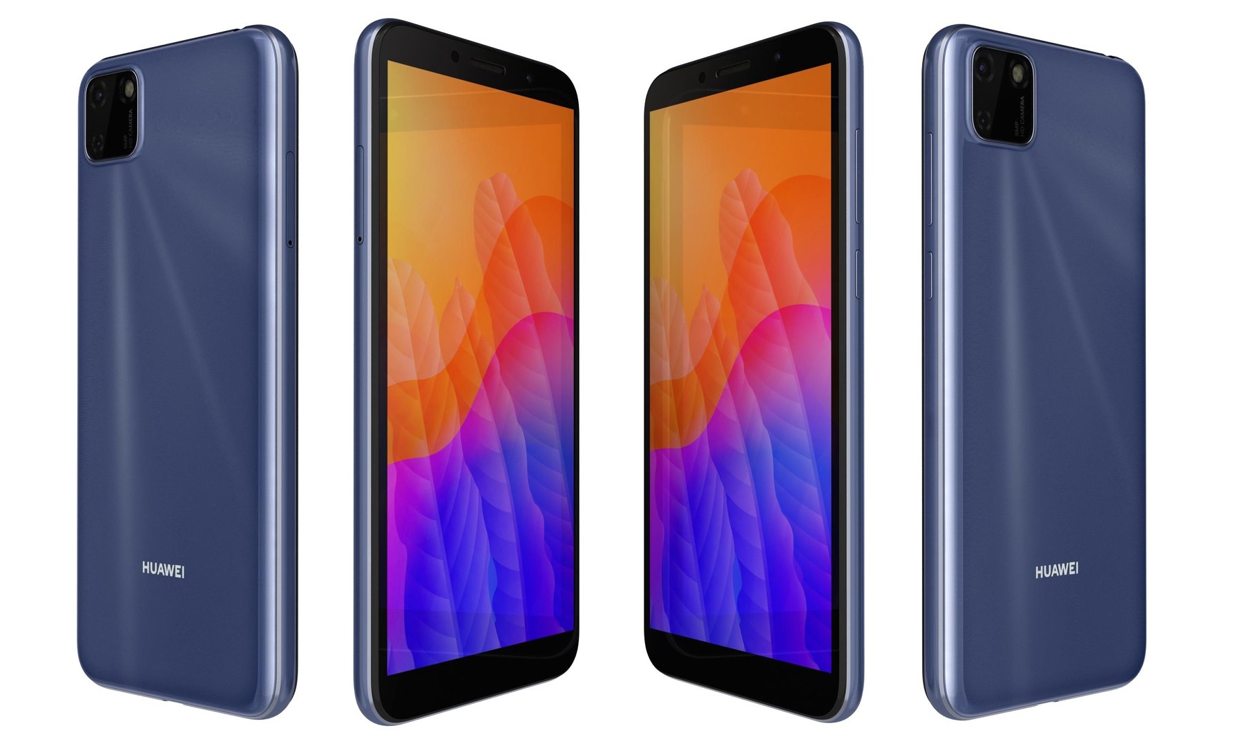 Huawei y5p phantom blue model - TurboSquid 1582382