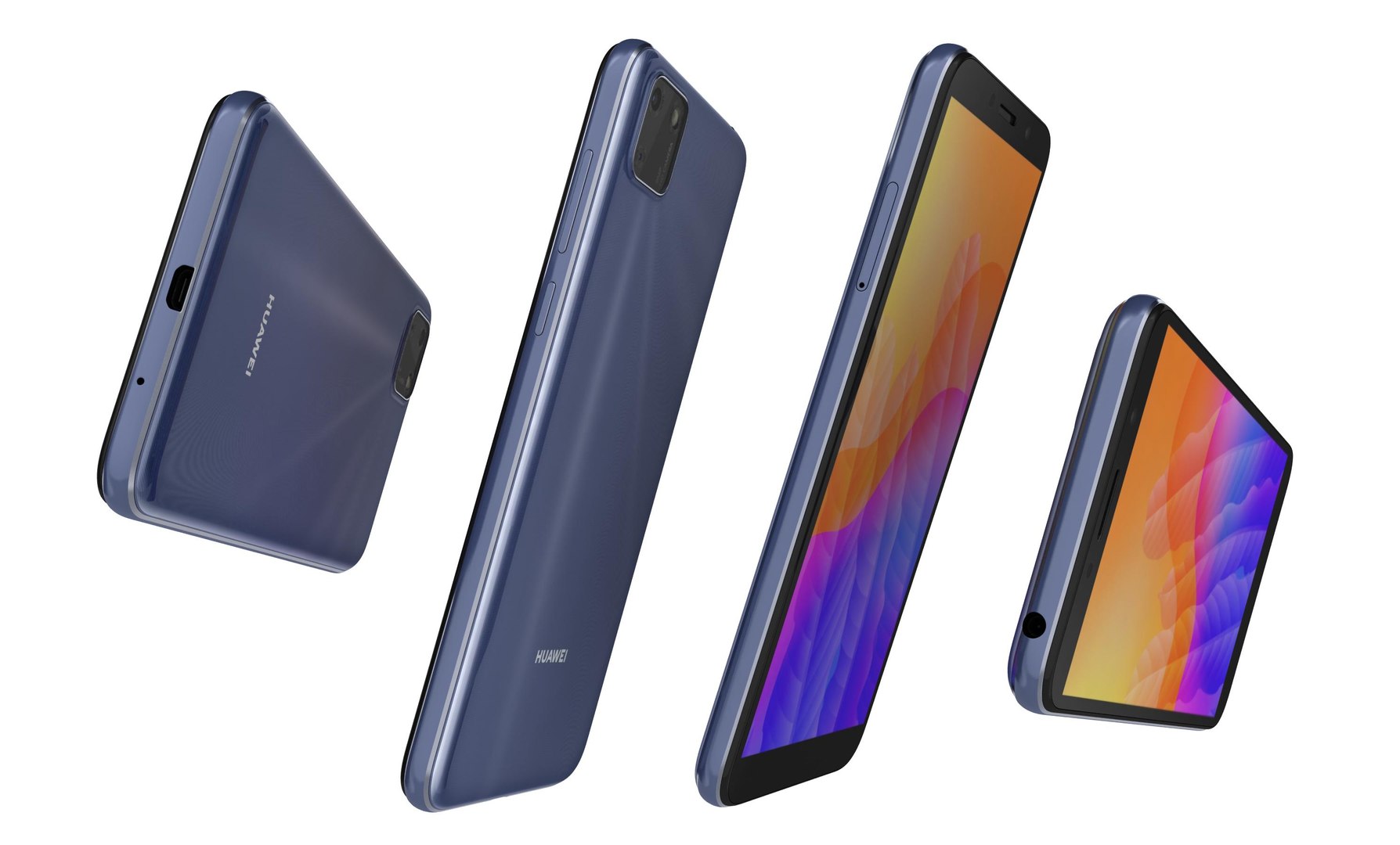 Huawei y5p phantom blue model - TurboSquid 1582382