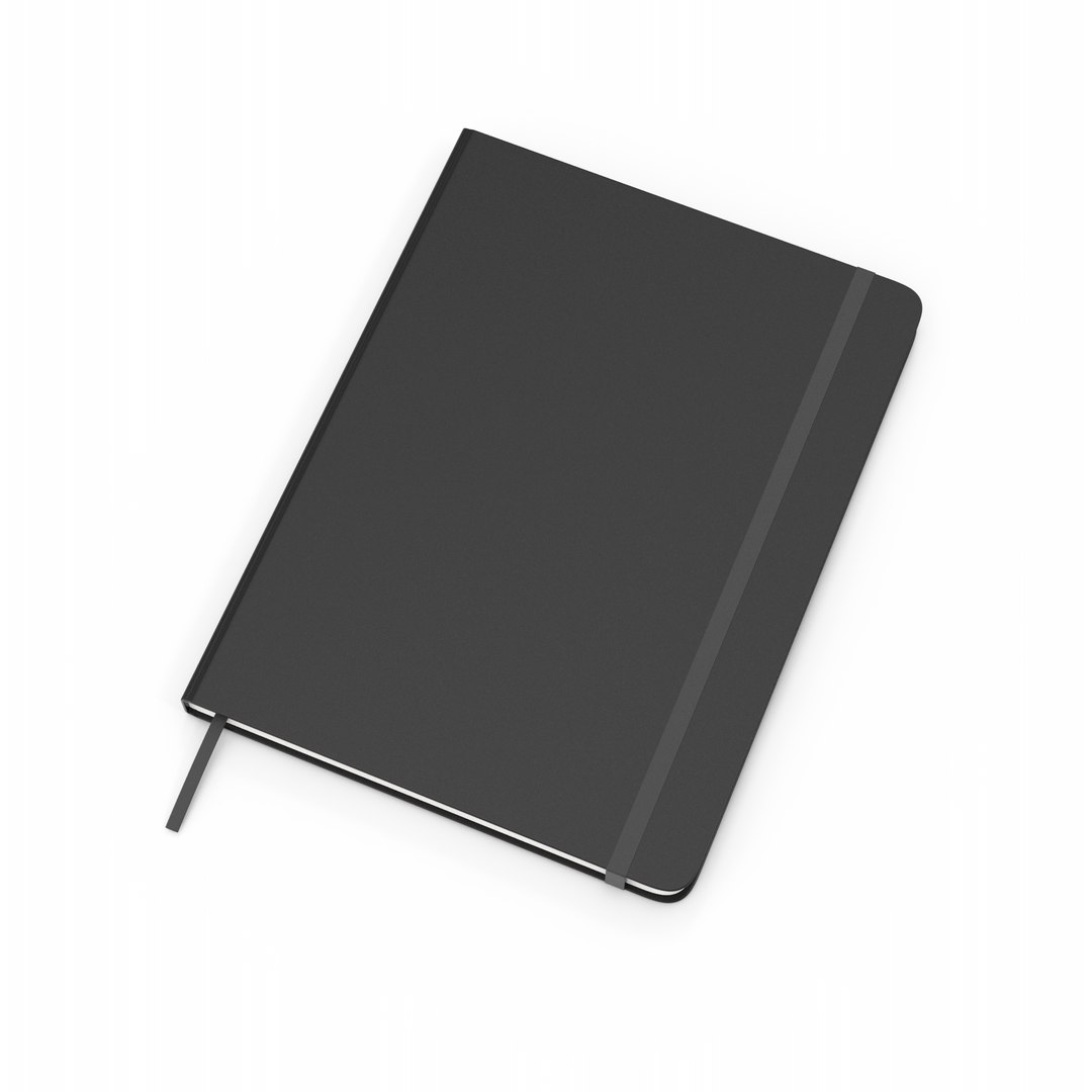 3D Black Notebook - TurboSquid 2161575