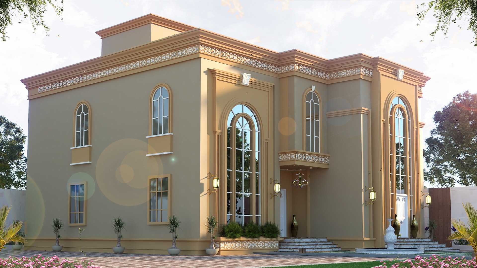 Villa CLASSIC Model - TurboSquid 2048055