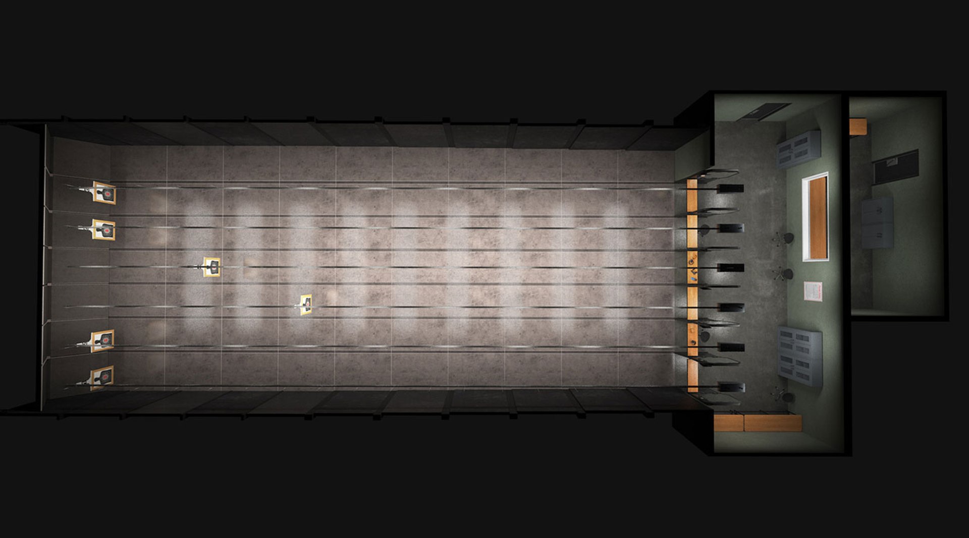 3d model shooting range