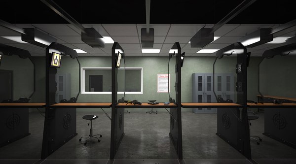 3d model shooting range