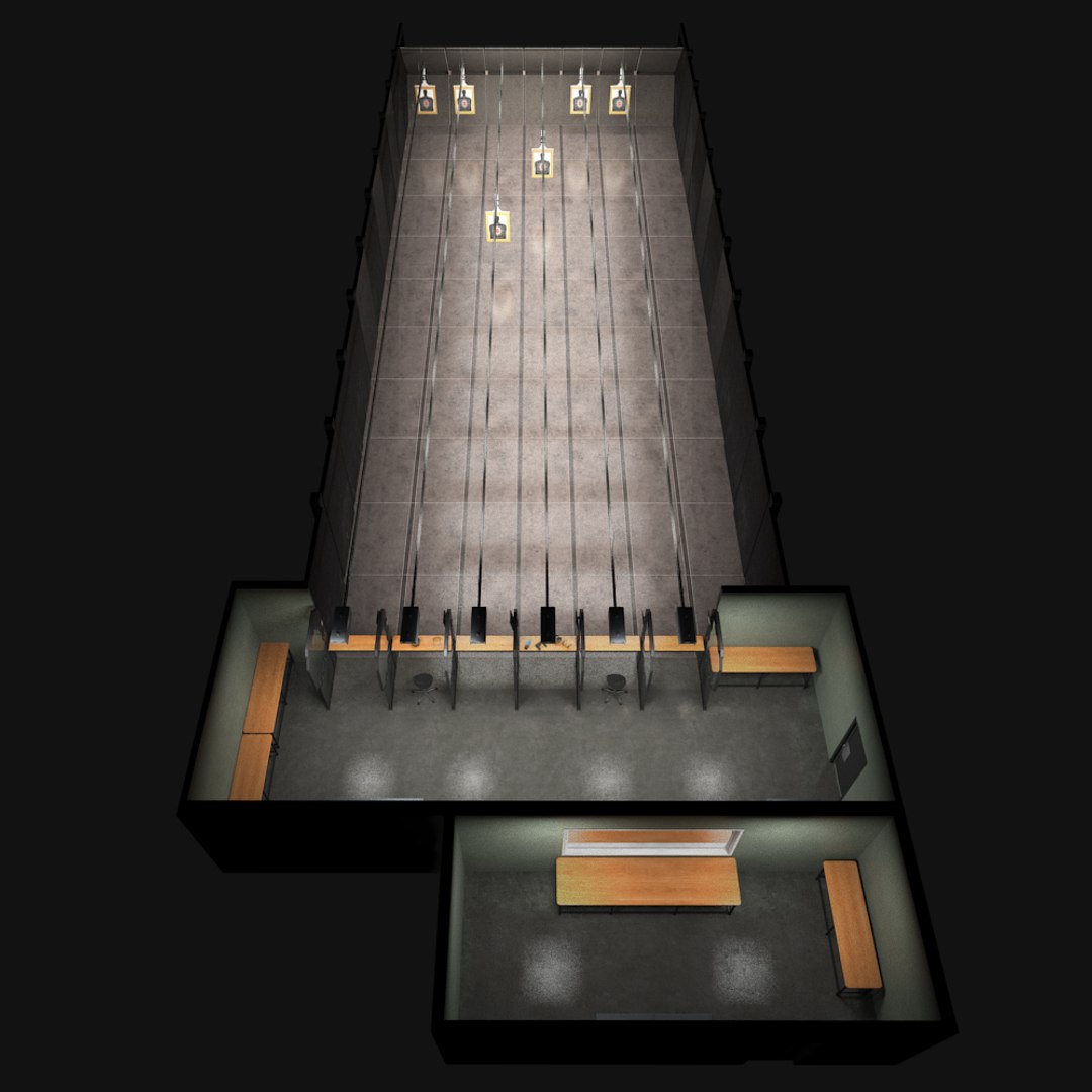 3d model shooting range