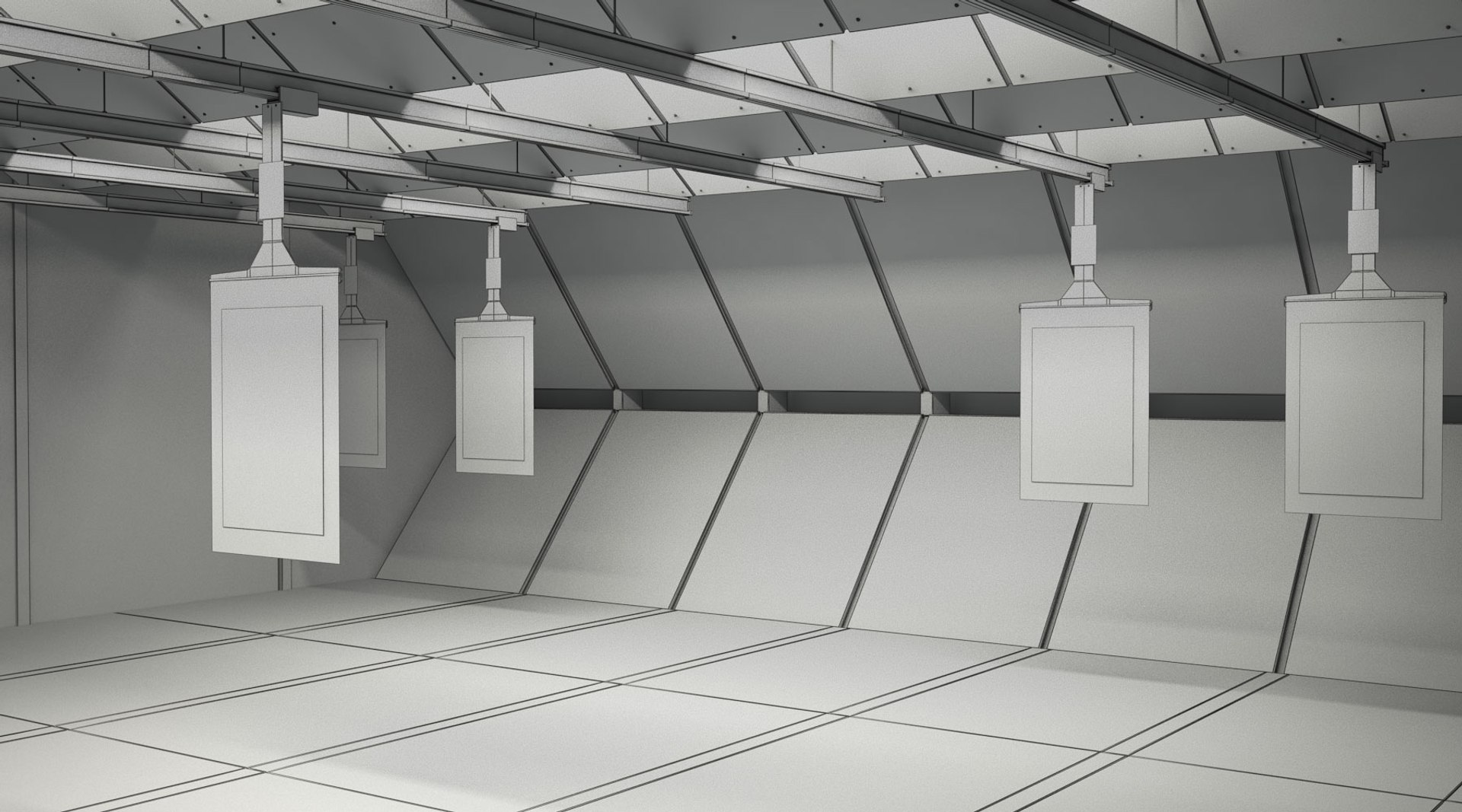 3d model shooting range