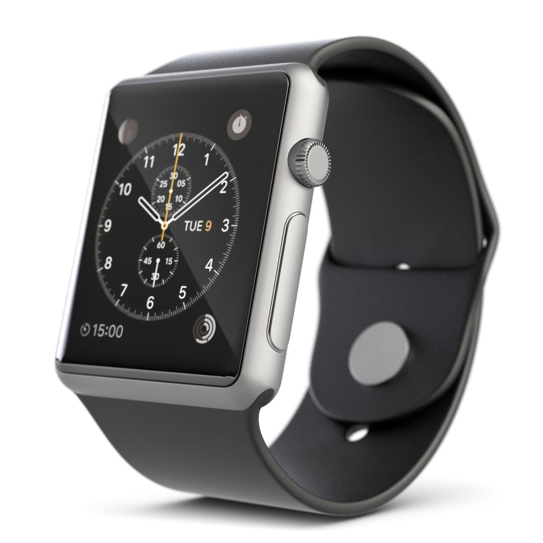 3d Model Digital Smart Watch