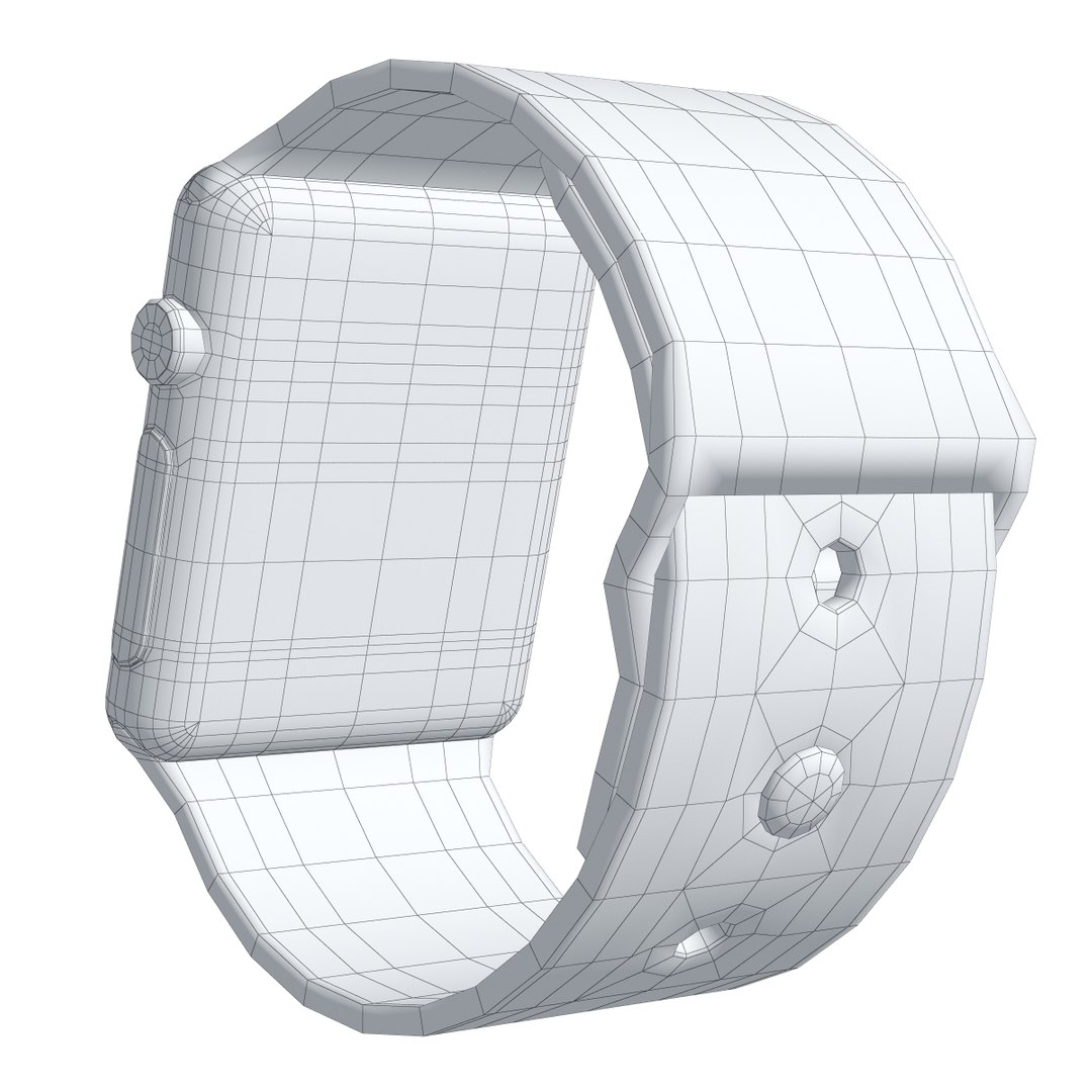 3d Model Digital Smart Watch