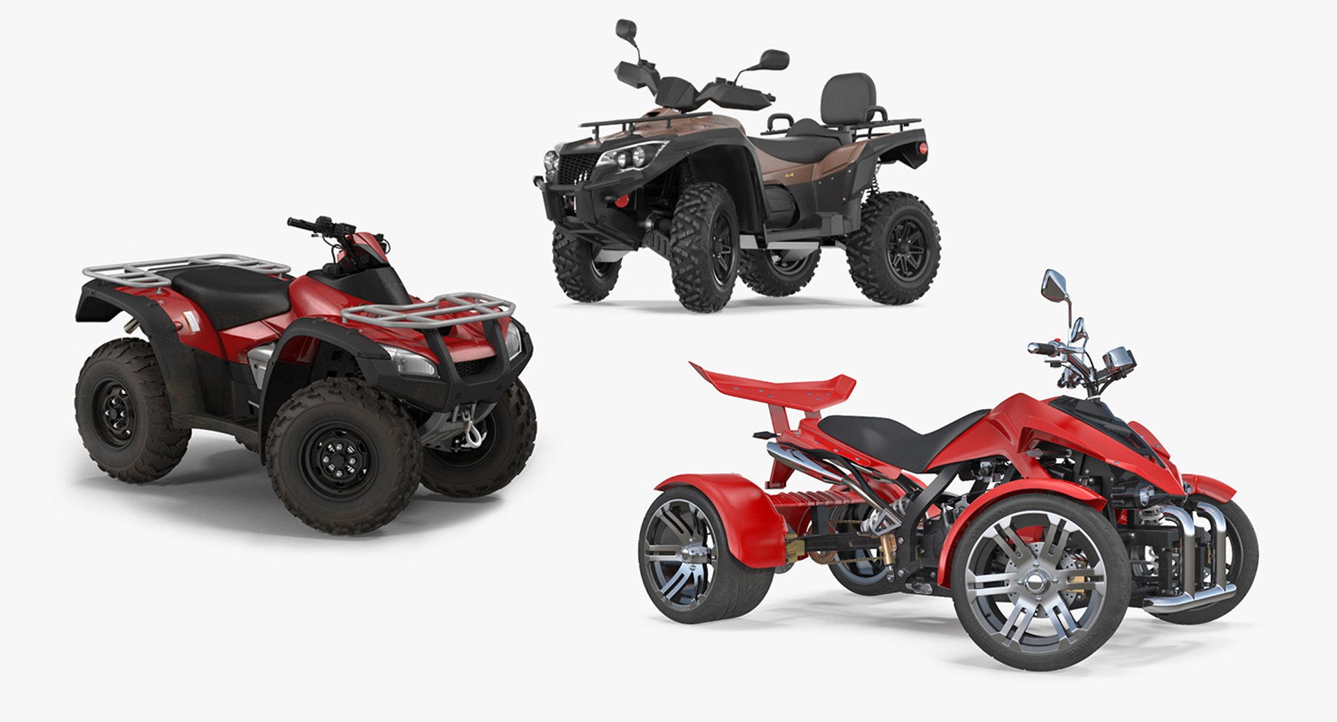 Free 3D Model Atv Wheelers Rigged - TurboSquid 1212650