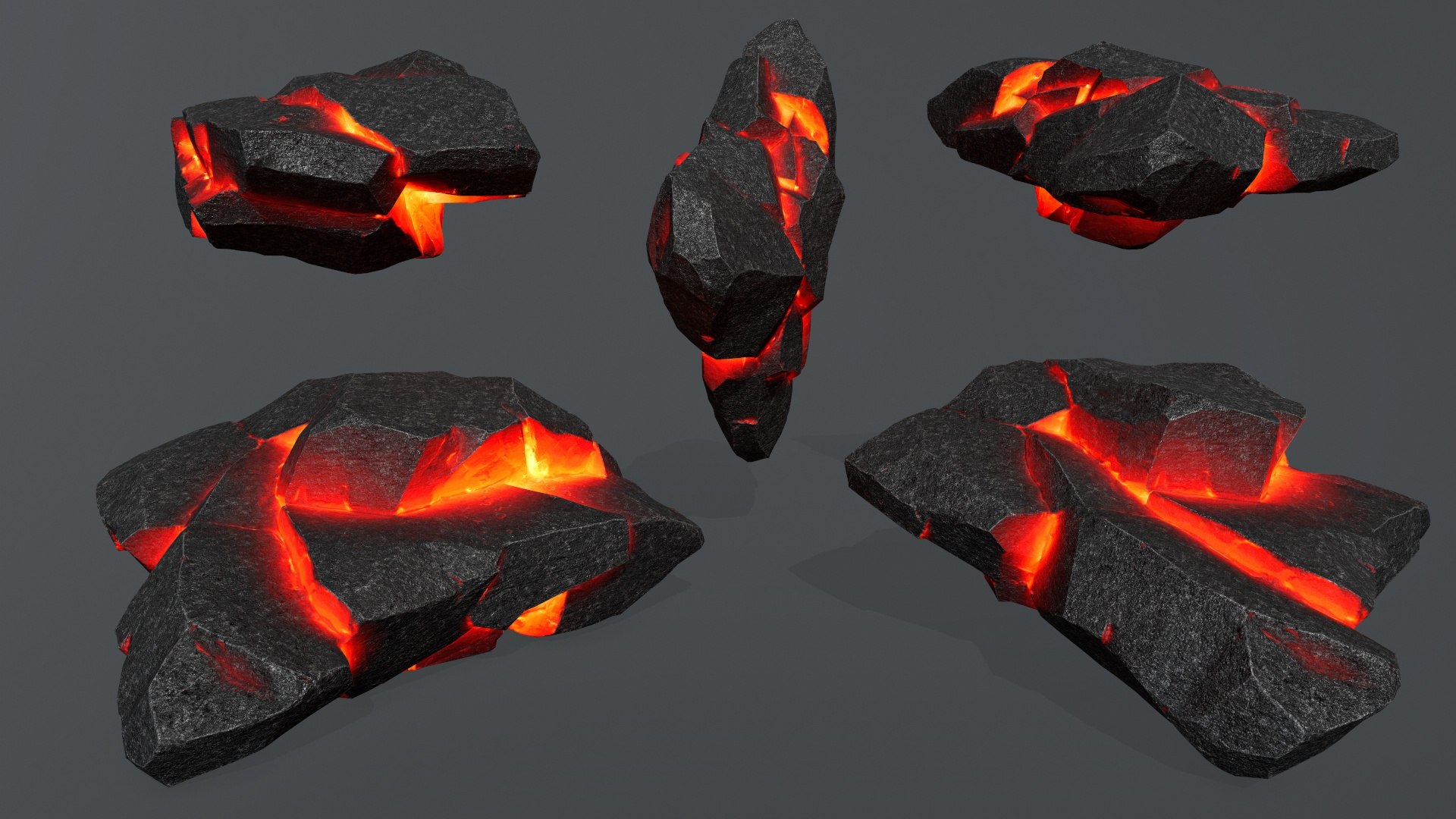Lava rocks 2 3D - TurboSquid 1961096