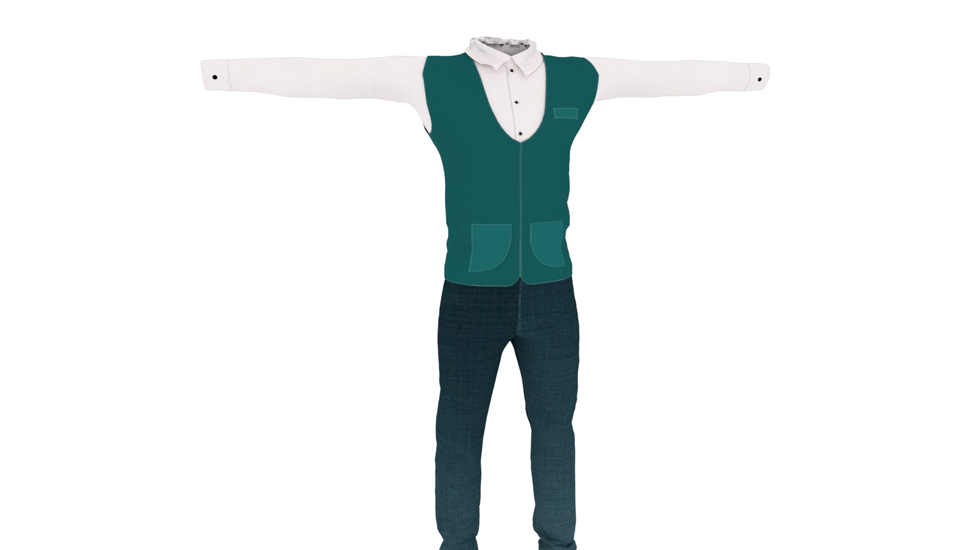 3D Man Suit - TurboSquid 2109347