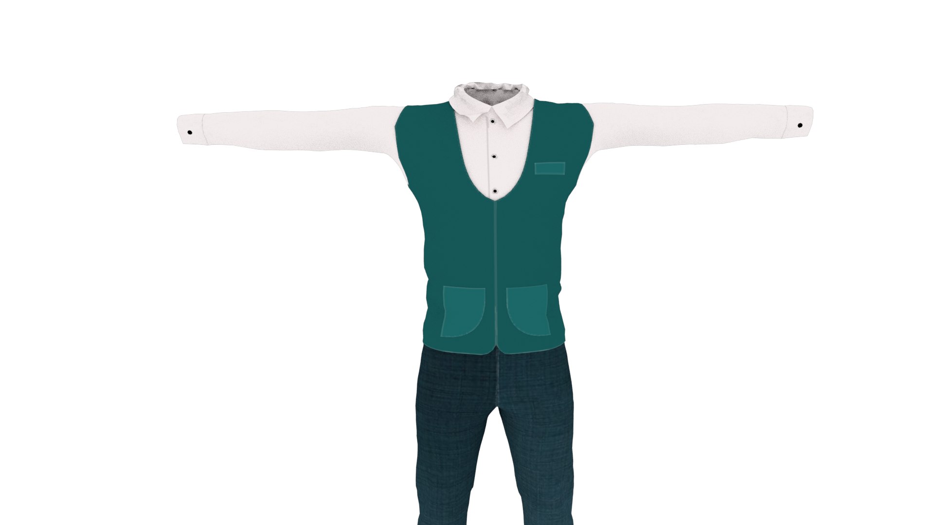 3D Man Suit - TurboSquid 2109347