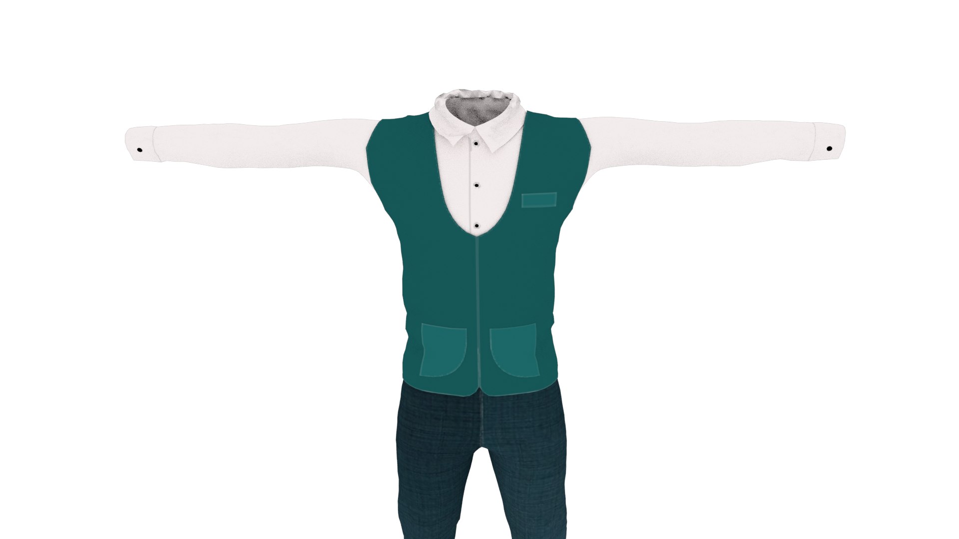 3D Man Suit - TurboSquid 2109347