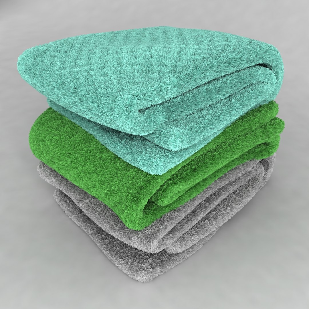 3d Model Towels 01