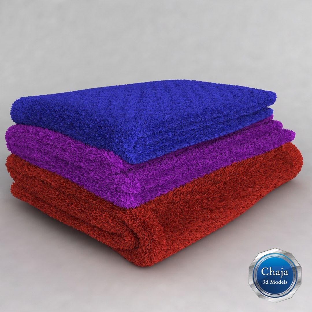 3d Model Towels 01