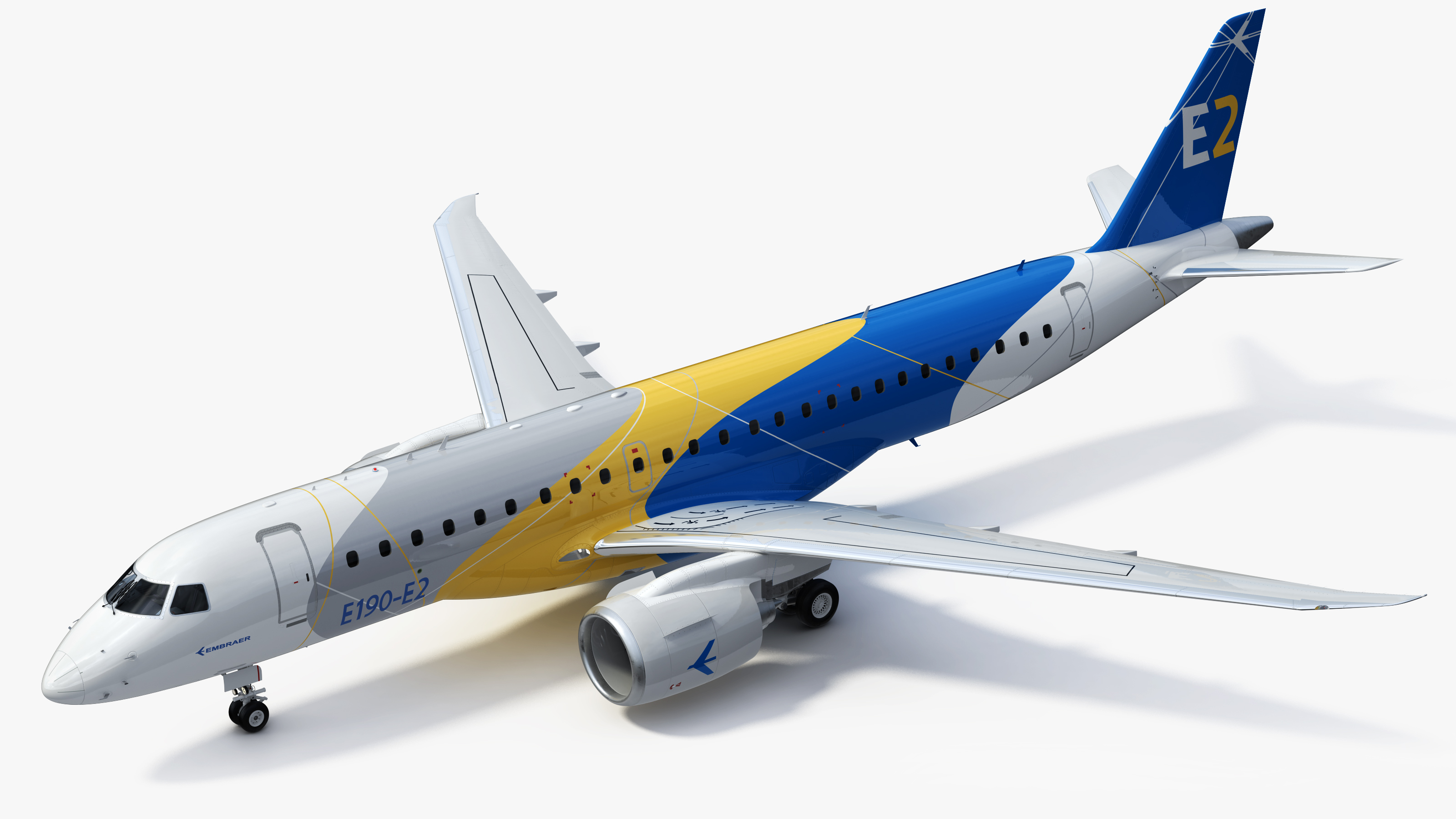 3D model Embraer E190-E2 Regional Jet - TurboSquid 1762757