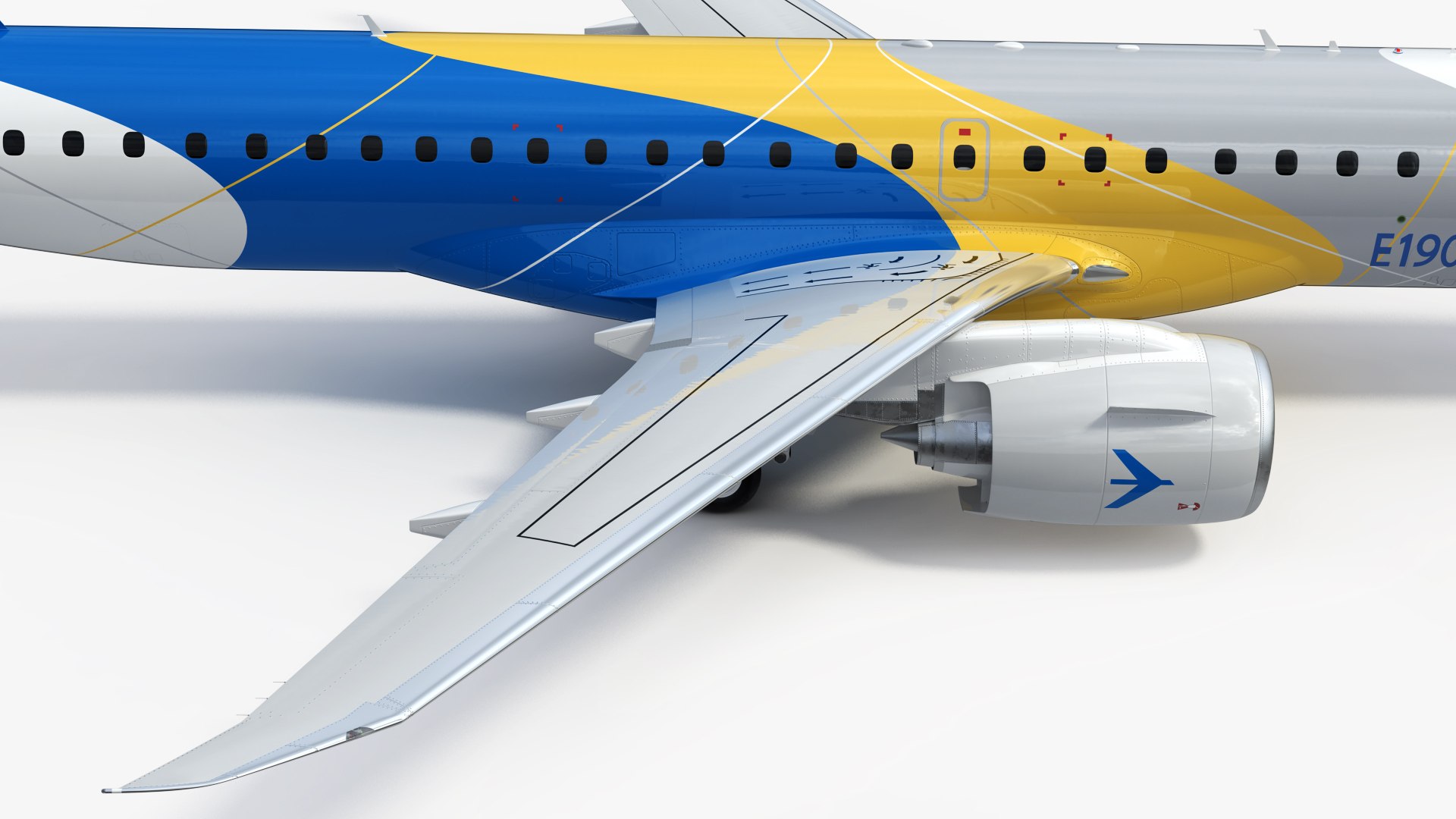 3D Model Embraer E190-E2 Regional Jet - TurboSquid 1762757