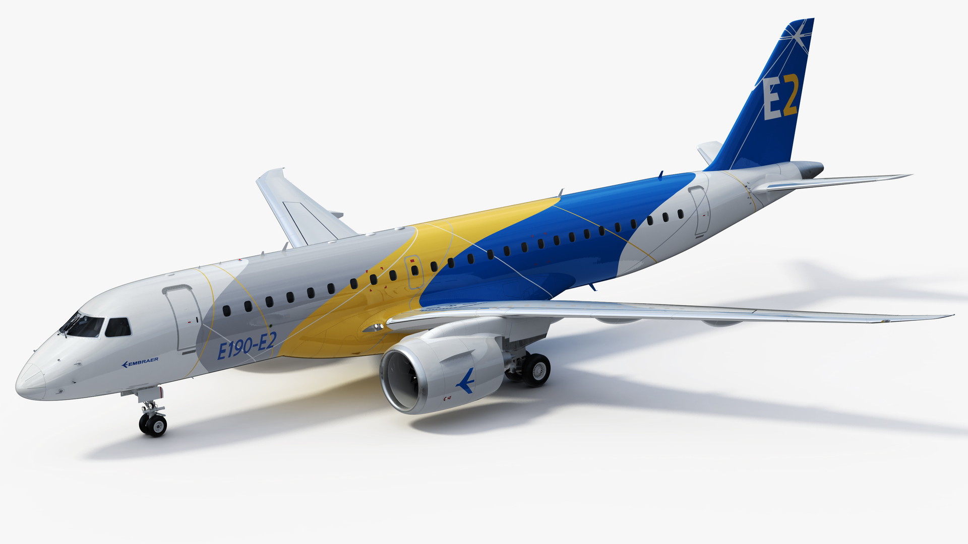 3D model Embraer E190-E2 Regional Jet - TurboSquid 1762757