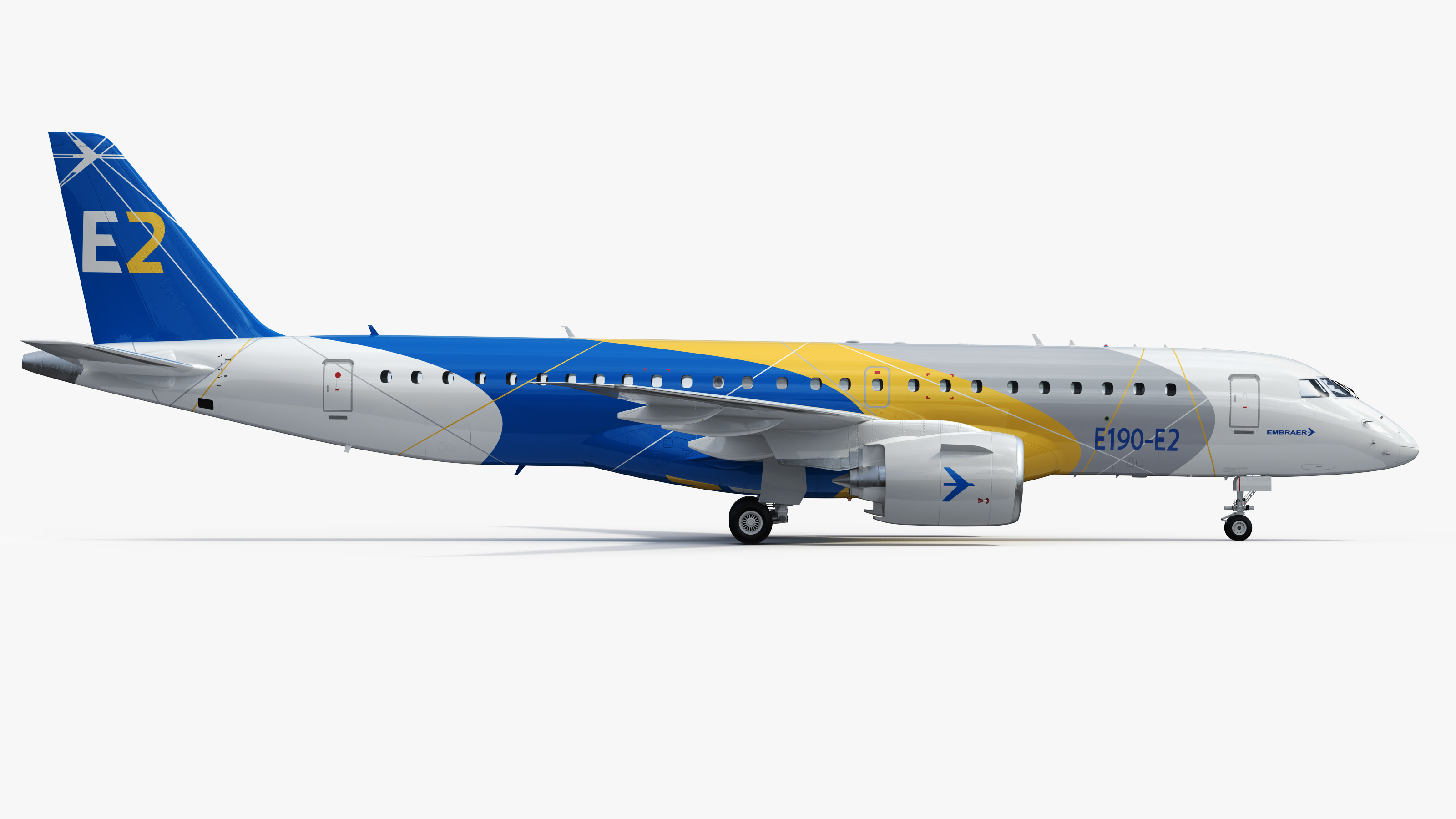 3D model Embraer E190-E2 Regional Jet - TurboSquid 1762757